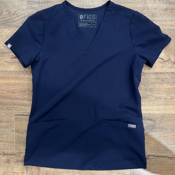 Figs | Tops | Figs Casma Navy Top Only | Poshmark